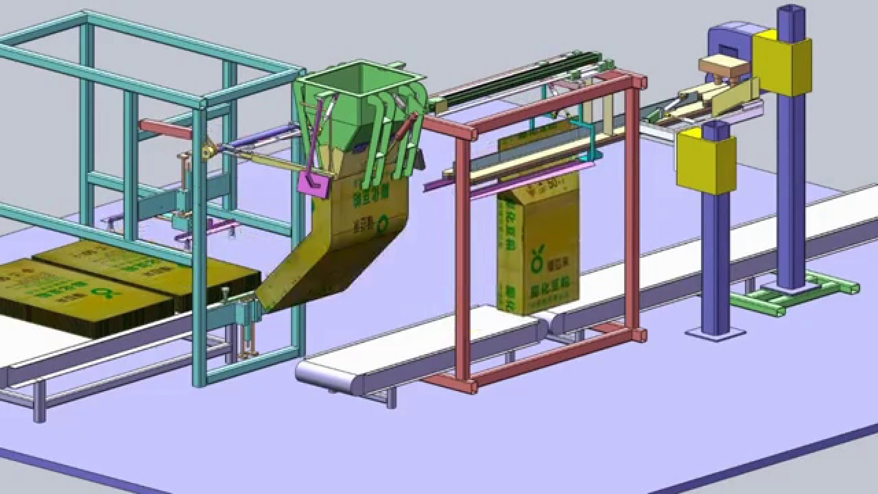 Packaging Equipment _ 3D Animation of the Equipment - YouTube