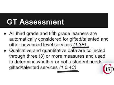 3rd and 5th grade GT Assessment Fall 2018 - YouTube