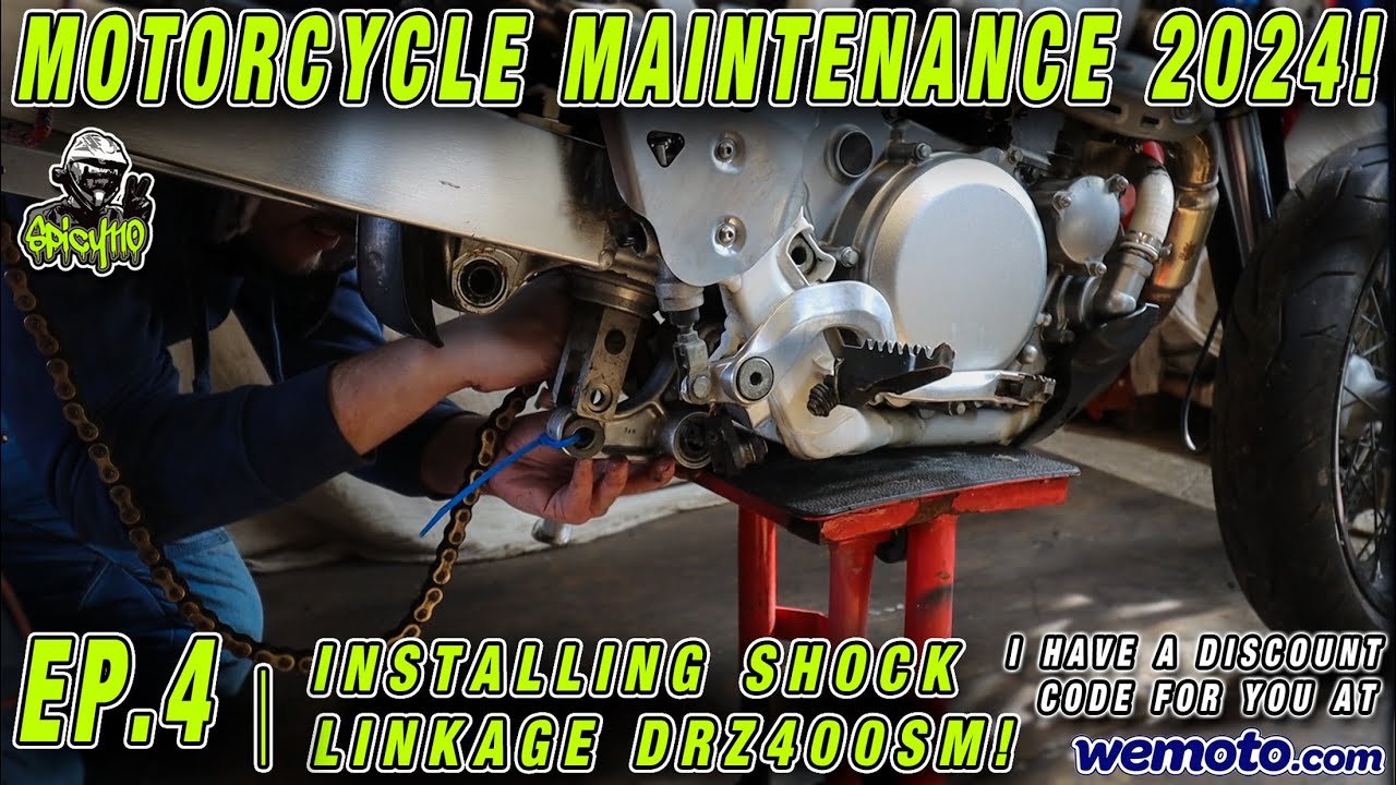 Installing Shock Linkage! | MOTORCYCLE MAINTENANCE 2024! | EP.4 - YouTube