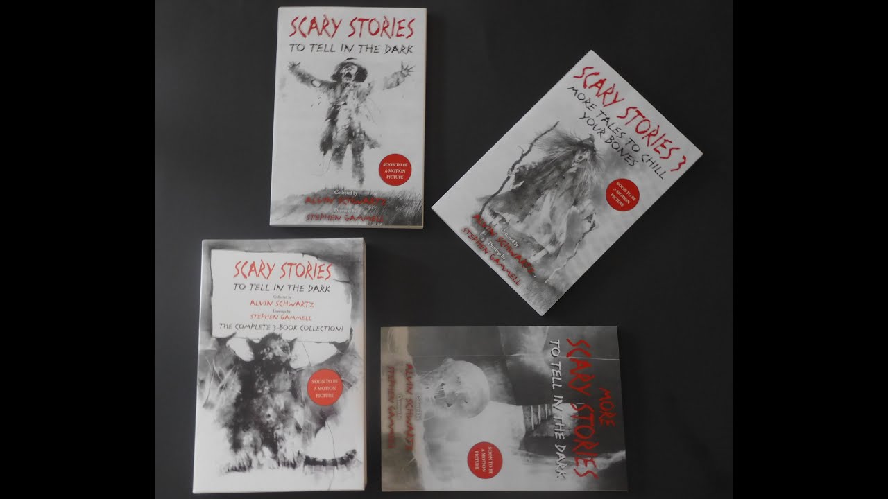 SCARY STORIES TO TELL IN THE DARK - 3-BOOK COLLECTION - Opening ...