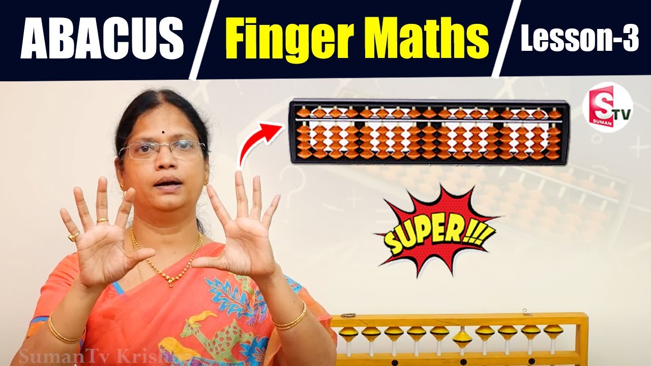 Finger Abacus Class 3 | Abacus Math in Telugu | finger math 2022 ...