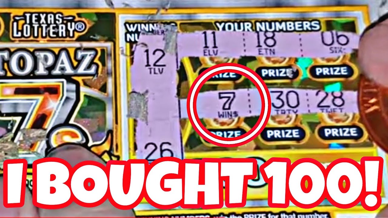 I bought 100 Lottery tickets! - YouTube