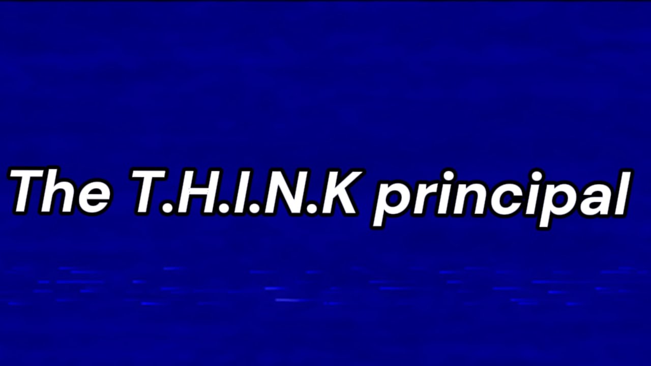 The THINK principle (phenomenon of Mandela County Teaser) - YouTube
