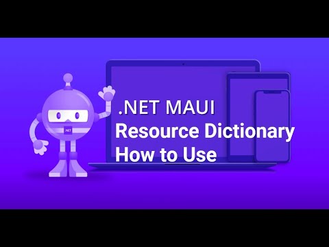 How to use ResourceDictionary, Converter class in ResourceDictionary in .NET MAUI - YouTube