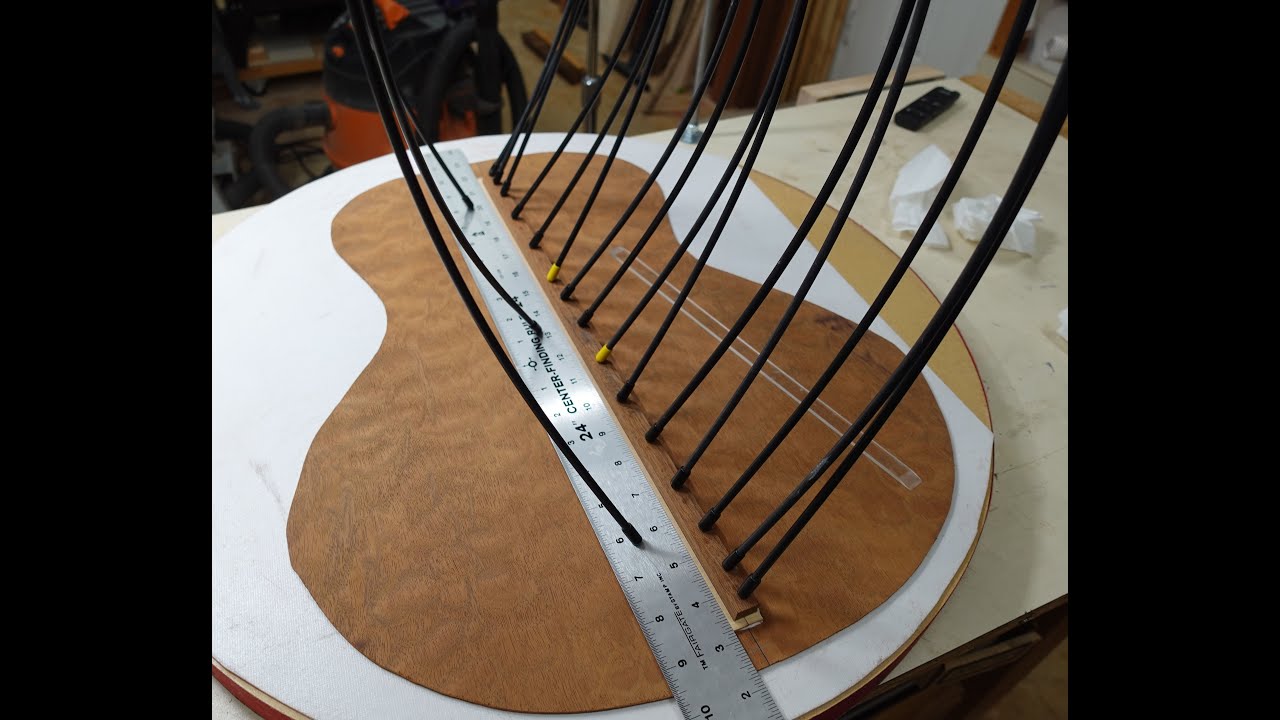 McClelland Woodworks Video Journal #4. Acoustic guitar Back bracing ...