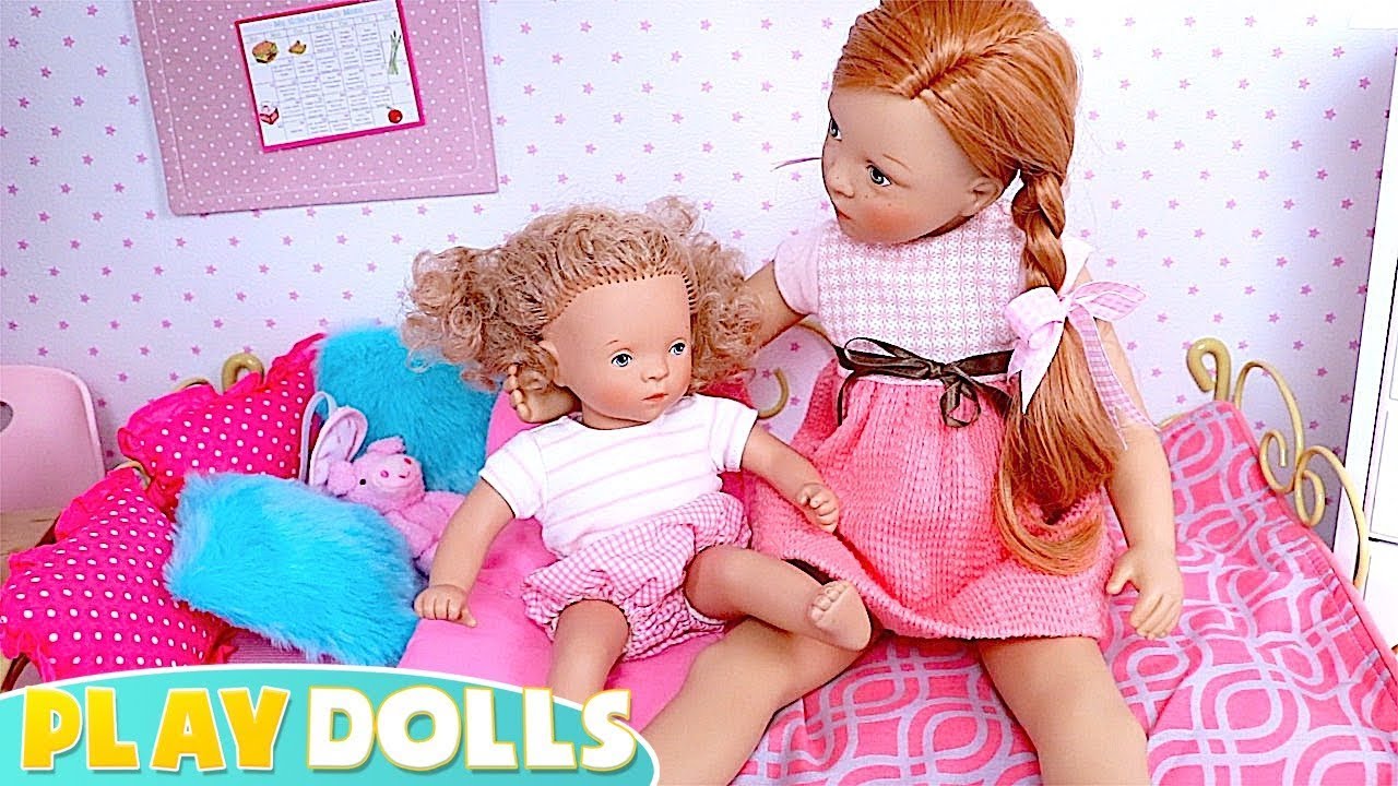 Family Dolls Morning Routine for School Day! | PLAY DOLLS - YouTube