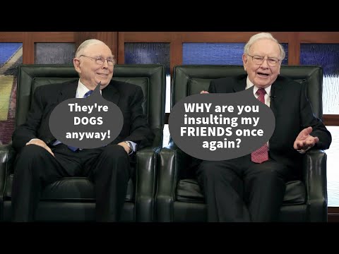 Charlie Munger Insults Friends Of Warren Buffett As DOGS - YouTube