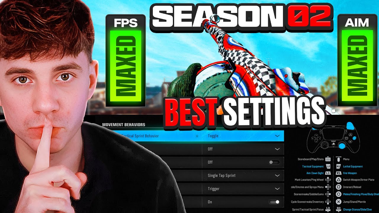 The BEST BO6 Season 2 Settings for MAX FPS + Movement (PC Settings ...