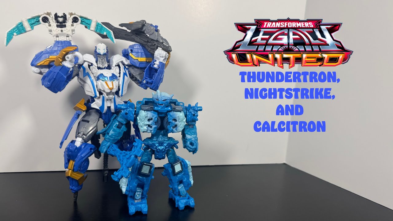 Transformers Legacy United Star Raider Thundertron, Nightstrike, and ...