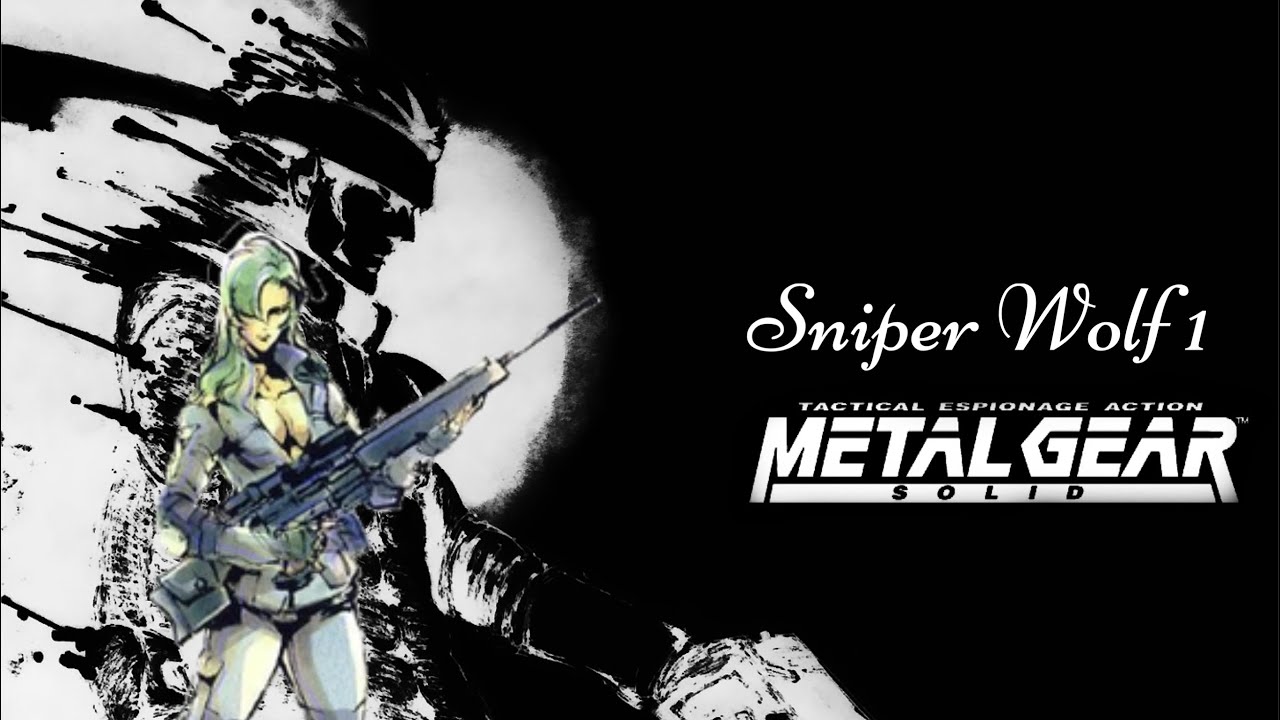 METAL GEAR SOLID - Sniper Wolf 1st Encounter Boss Fight - YouTube