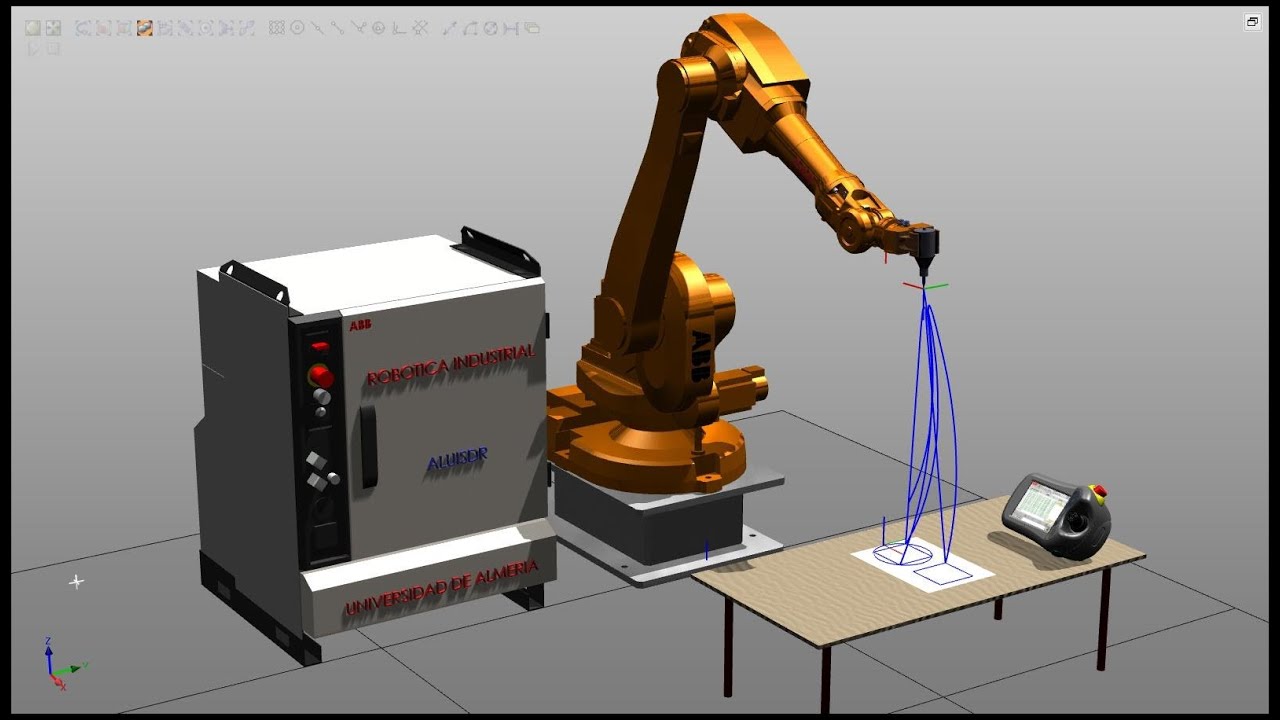 Simulación de RobotStudio - Bucle For - YouTube