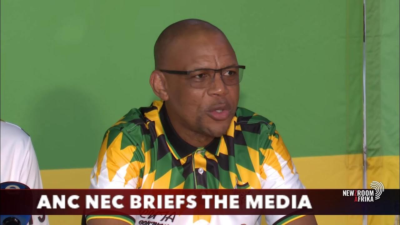 ANC NEC BRIEFS THE MEDIA ON CONFERENCE LOGISTICS - YouTube