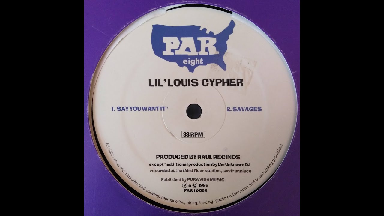 Lil' Louis Cypher - Say You Want It - YouTube