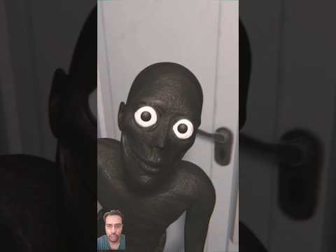 Bhoot in the home ghost on the door #scary #backrooms #ghost #horror