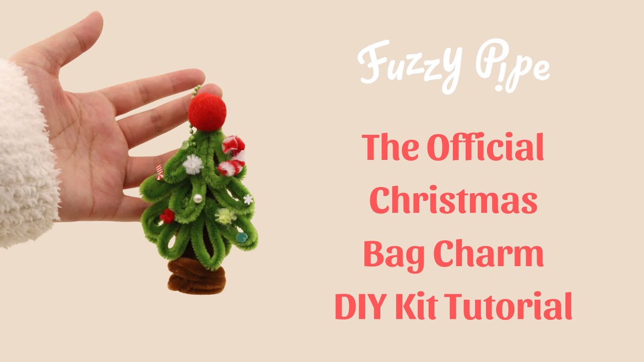 Pipe Cleaner DIY Kit Tutorial: The Christmas Bag Charm - YouTube