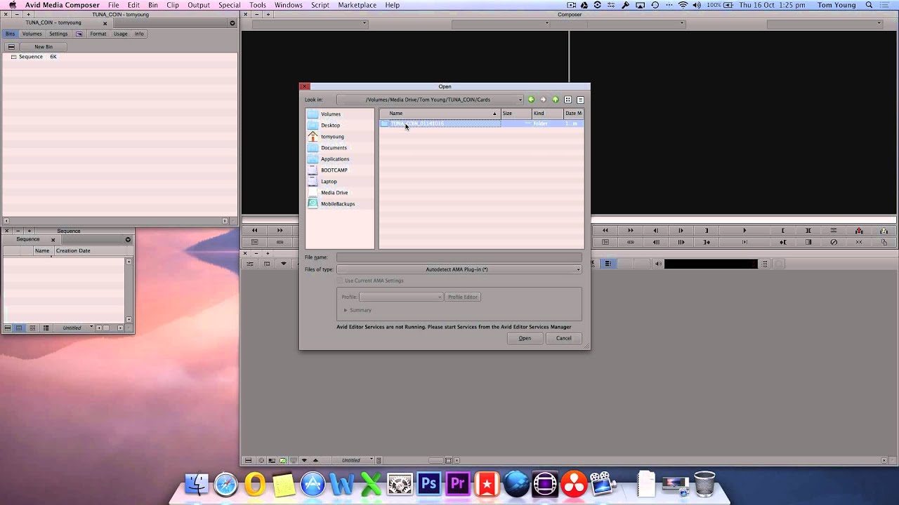 Avid Media Composer Tutorial - Importing AVCHD Footage - YouTube