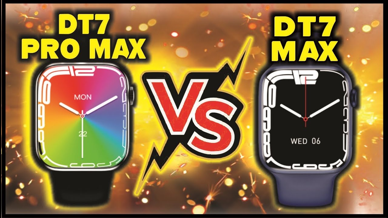 COMPARATIVO: Smartwatches DT7 MAX vs DT7 PRO MAX! - O QUE MUDOU? - YouTube
