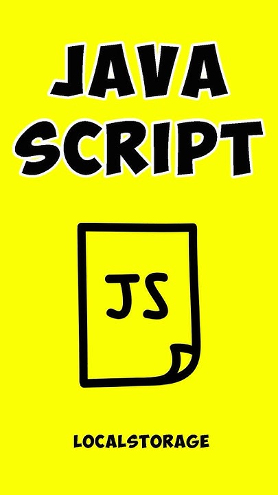 JavaScript LocalStorage: Storing and Retrieving Data in 1 Minute - YouTube