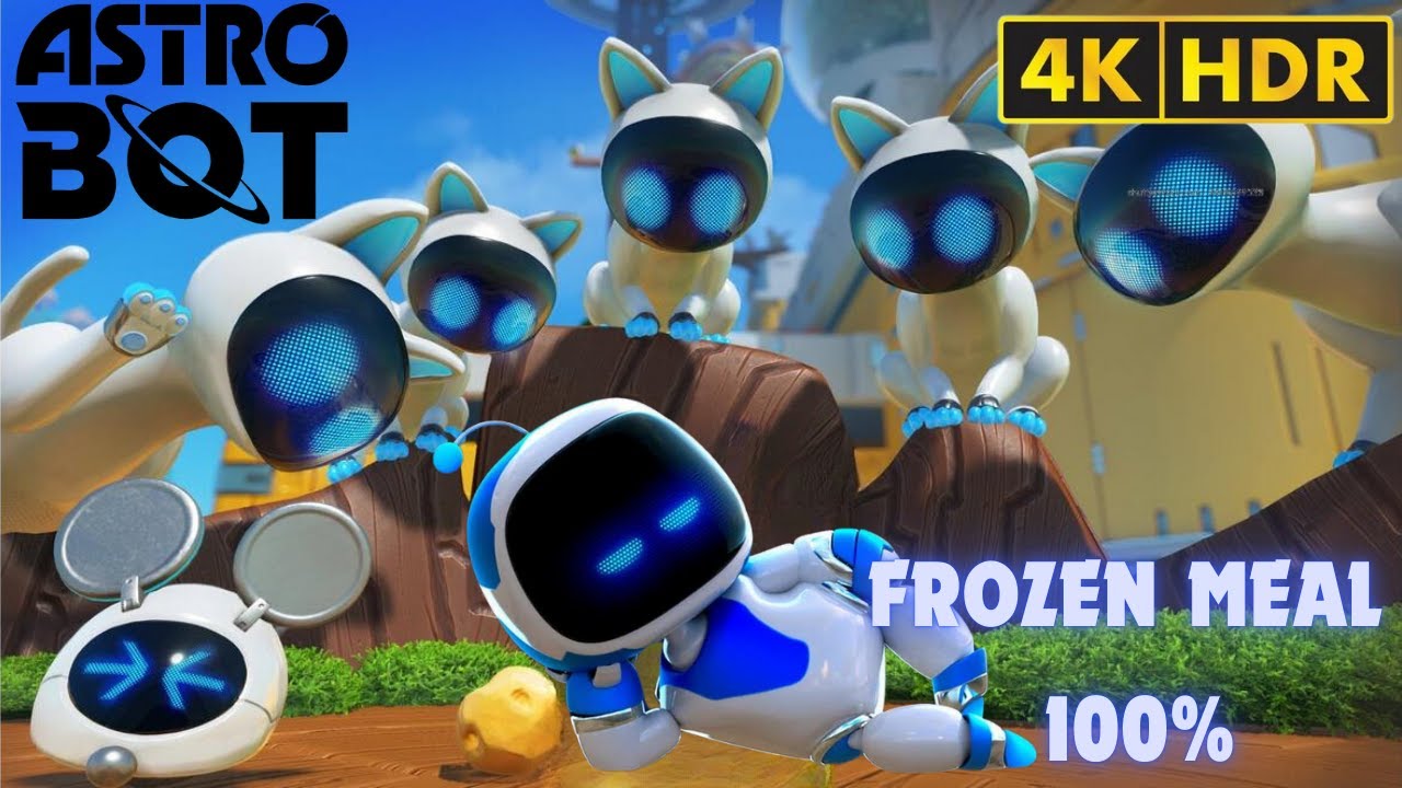 Astro Bot - Frozen Meal - All Bots and Puzzle Pieces 4K60 HDR - YouTube