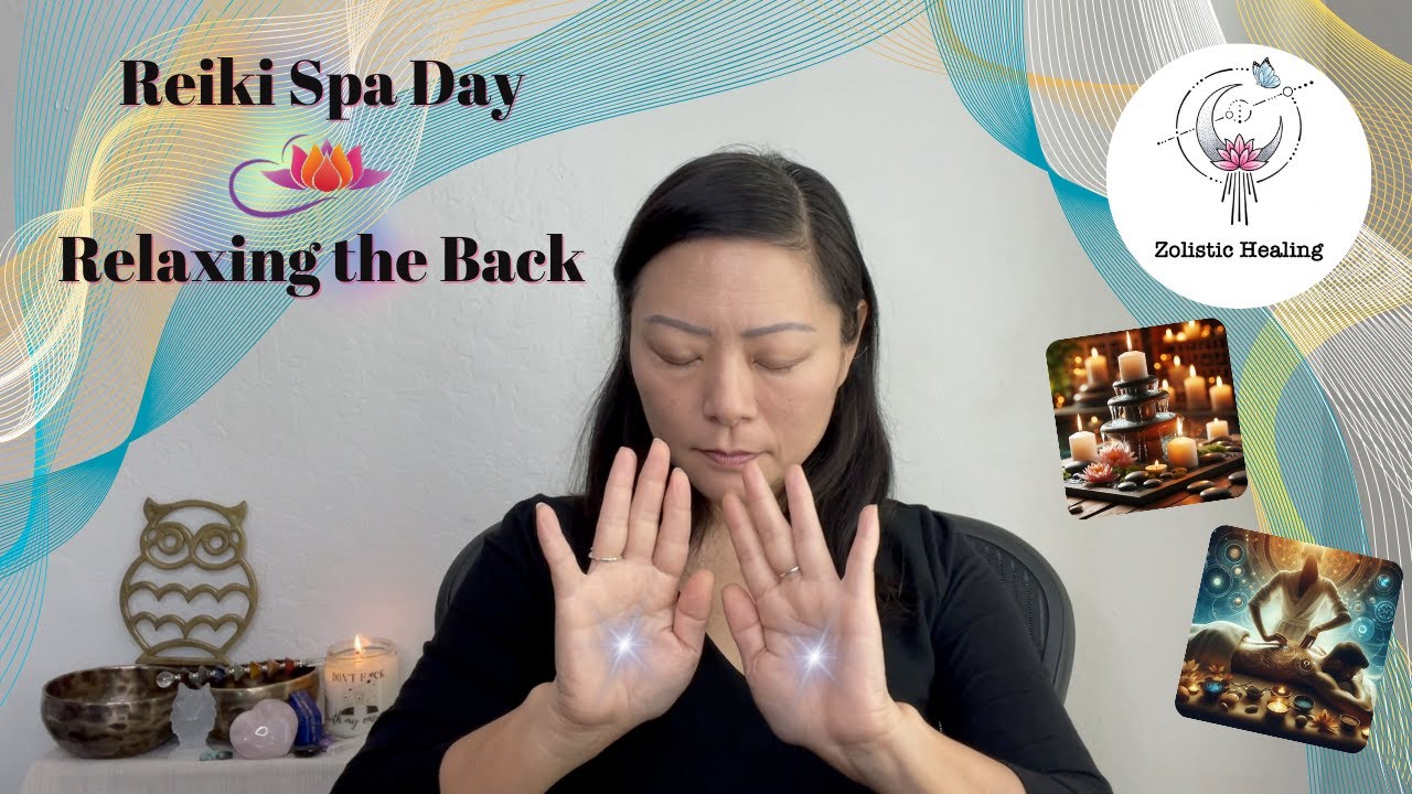 Relaxing Energetic Back Massage 🪷| Pure Relaxation | Reiki Spa Day ...