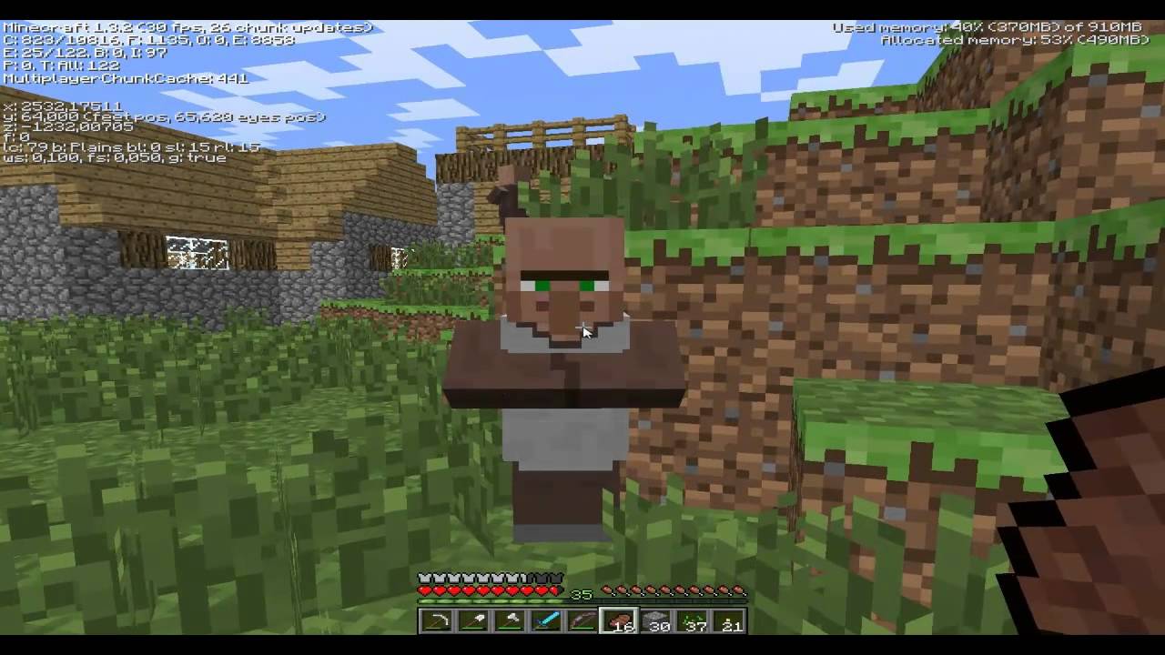 |Minecraft 1.3| 16.díl Vesnice Nalezena! - YouTube