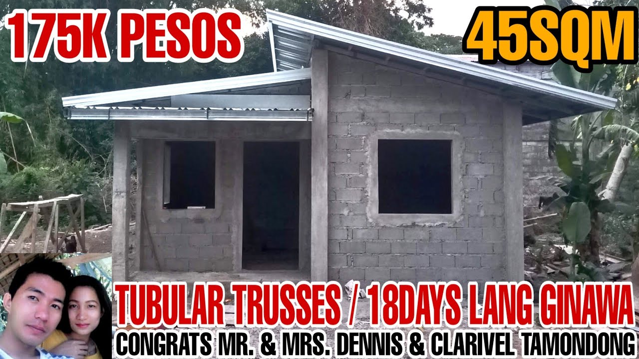175K Pesos Full Concrete, Tubular Steel Trusses Super Tibay, 18Days ...