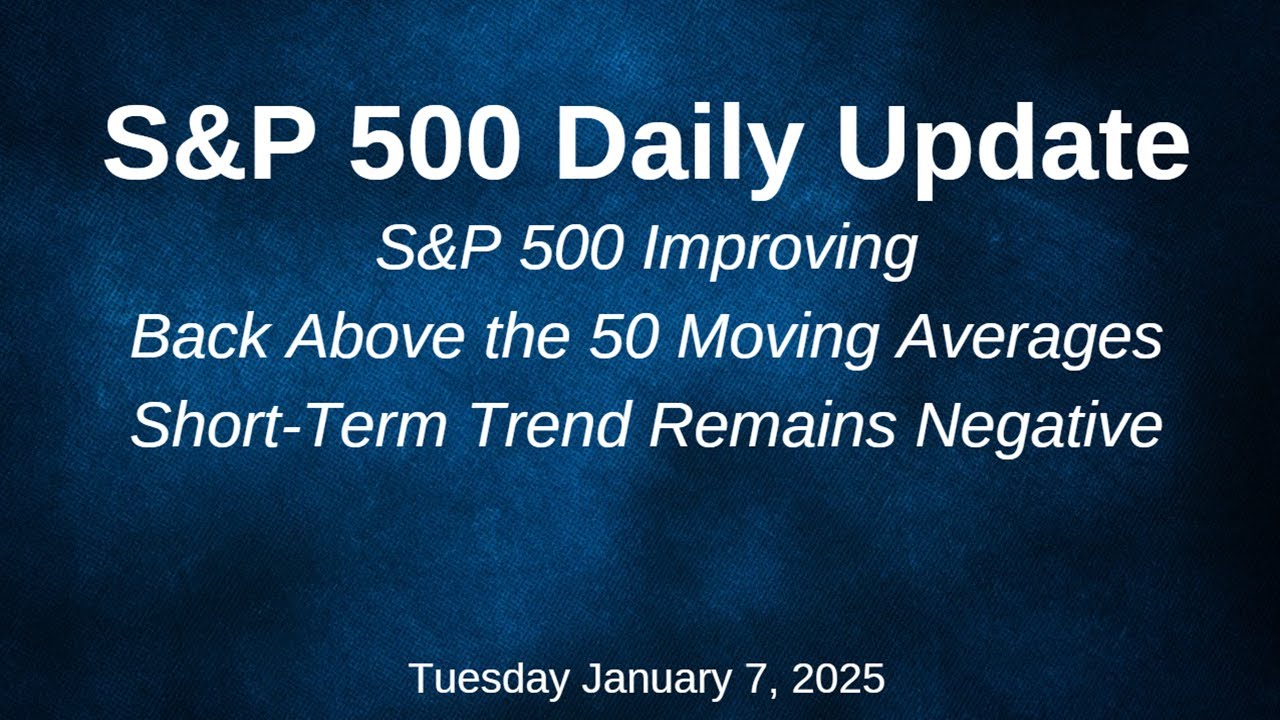 S&P 500 Daily Market Update Tuesday January 7, 2025 - YouTube