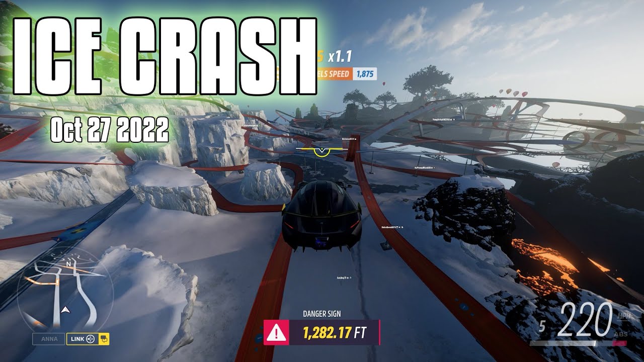 Forza Horizon 5 * Hot Wheels * Ice Crash Danger Sign Weekly Challenge ...