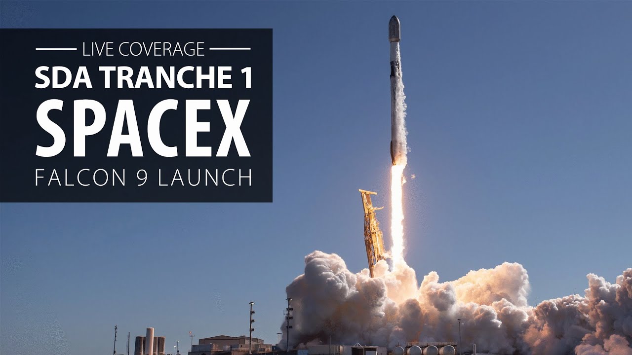Watch live: SpaceX launches SDA's first 21 Tranche 1 satellites from ...