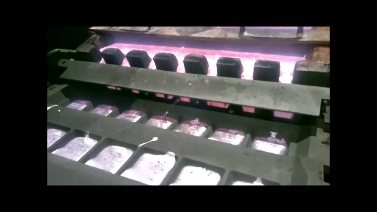 Primary aluminium ingot processing - YouTube