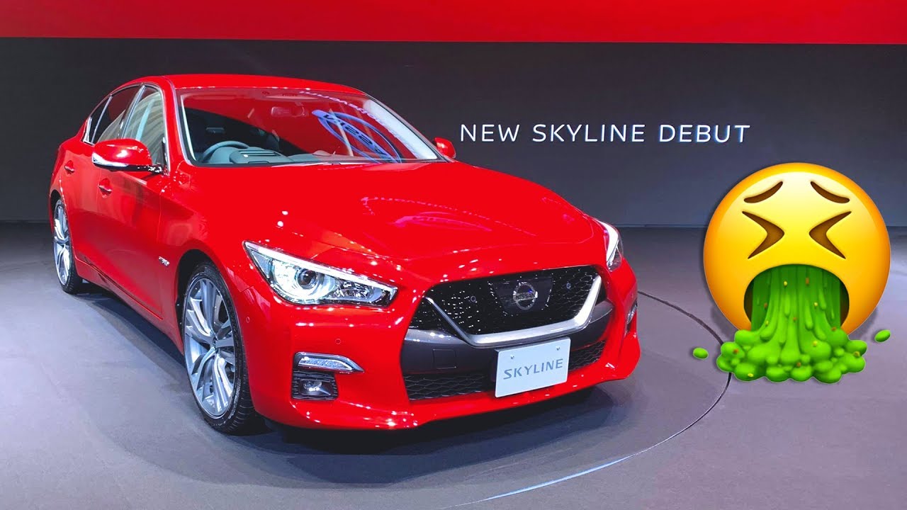 FIRST LOOK AT NEW NISSAN SKYLINE! - YouTube