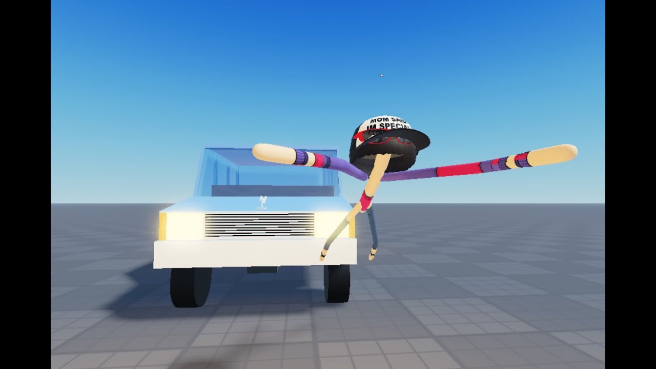 The roblox get hit by a car experience - YouTube