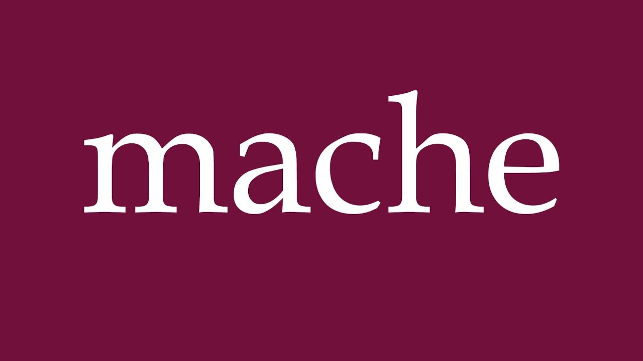 How to Pronounce ''mache'' (make) Correctly in German - YouTube