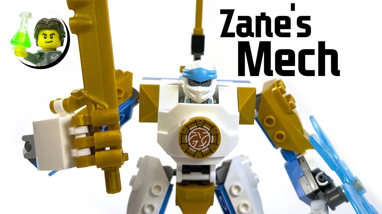 How to Upgrade Zane's Power-Up EVO Mech from LEGO NINJAGO Core - YouTube