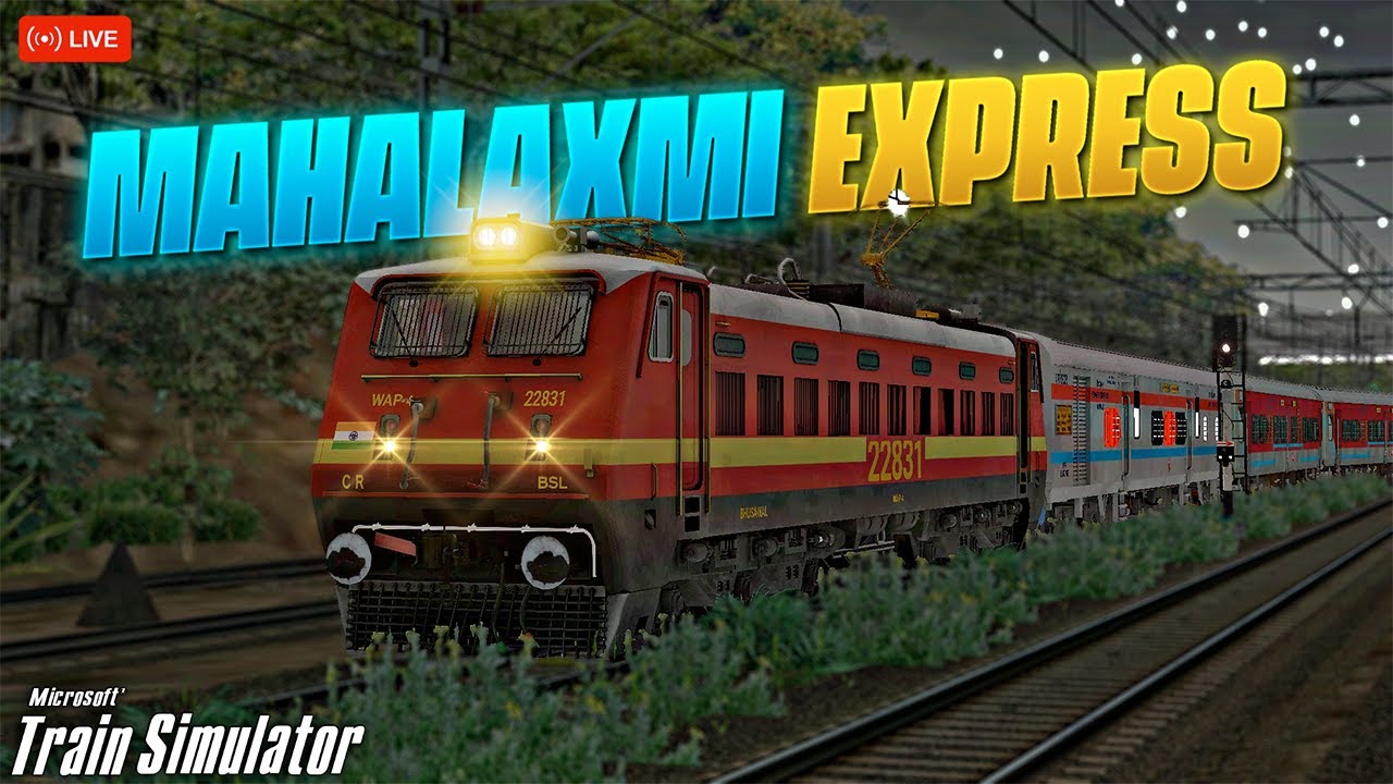 Epic Night Journey: WAP4 17411 Mahalaxmi Express - Live from Pune to ...