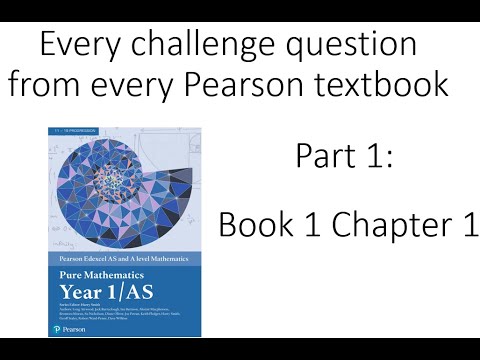 Doing every challenge question from every textbook. Part 1 - YouTube