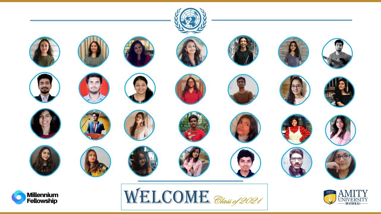 Students of Amity University Mumbai For #MillenniumFellowship - YouTube