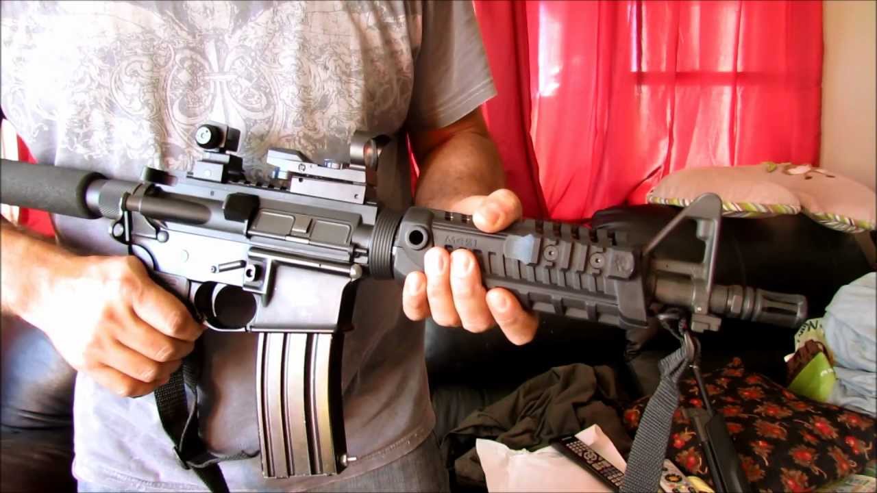 Command Arms CAA M4s1 handguard ar15 pistol - YouTube