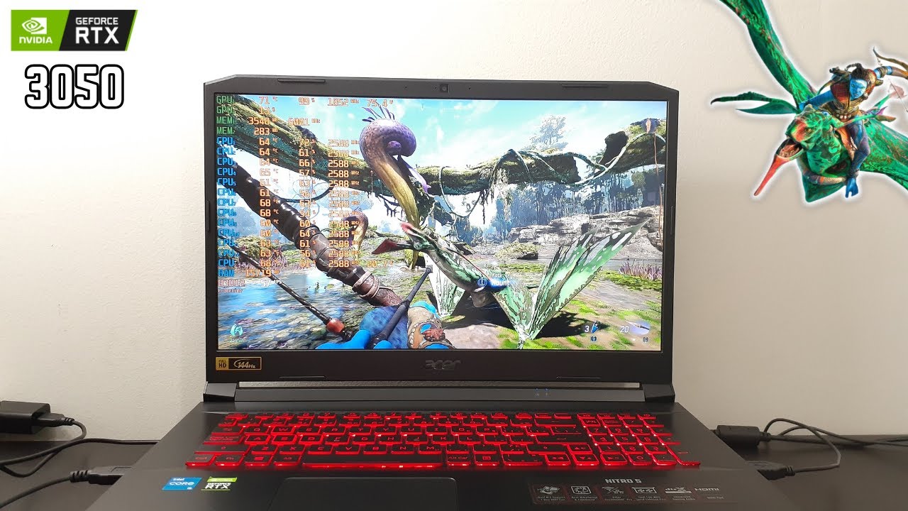 Avatar Frontiers of Pandora - Acer Nitro 5 - RTX 3050 - i5 11400H + Best Settings (2023) - YouTube