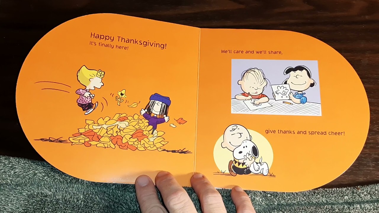 Peanuts - Be Thankful, Be Giving by Charles M. Schulz - YouTube