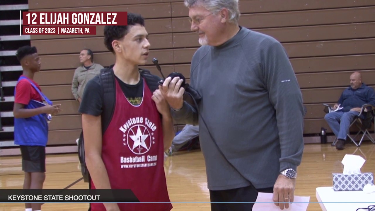 #RED 12 ELIJAH GONZALEZ CLASS OF 2023 NAZARETH PA - YouTube