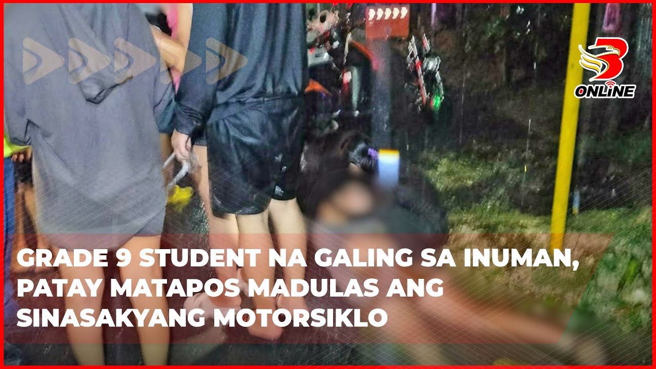 Grade 9 student na galing sa inuman, patay matapos madulas ang ...