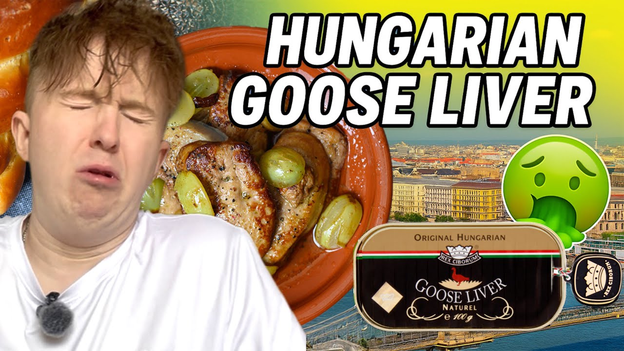 I Tried Hungarian Goose Liver - YouTube