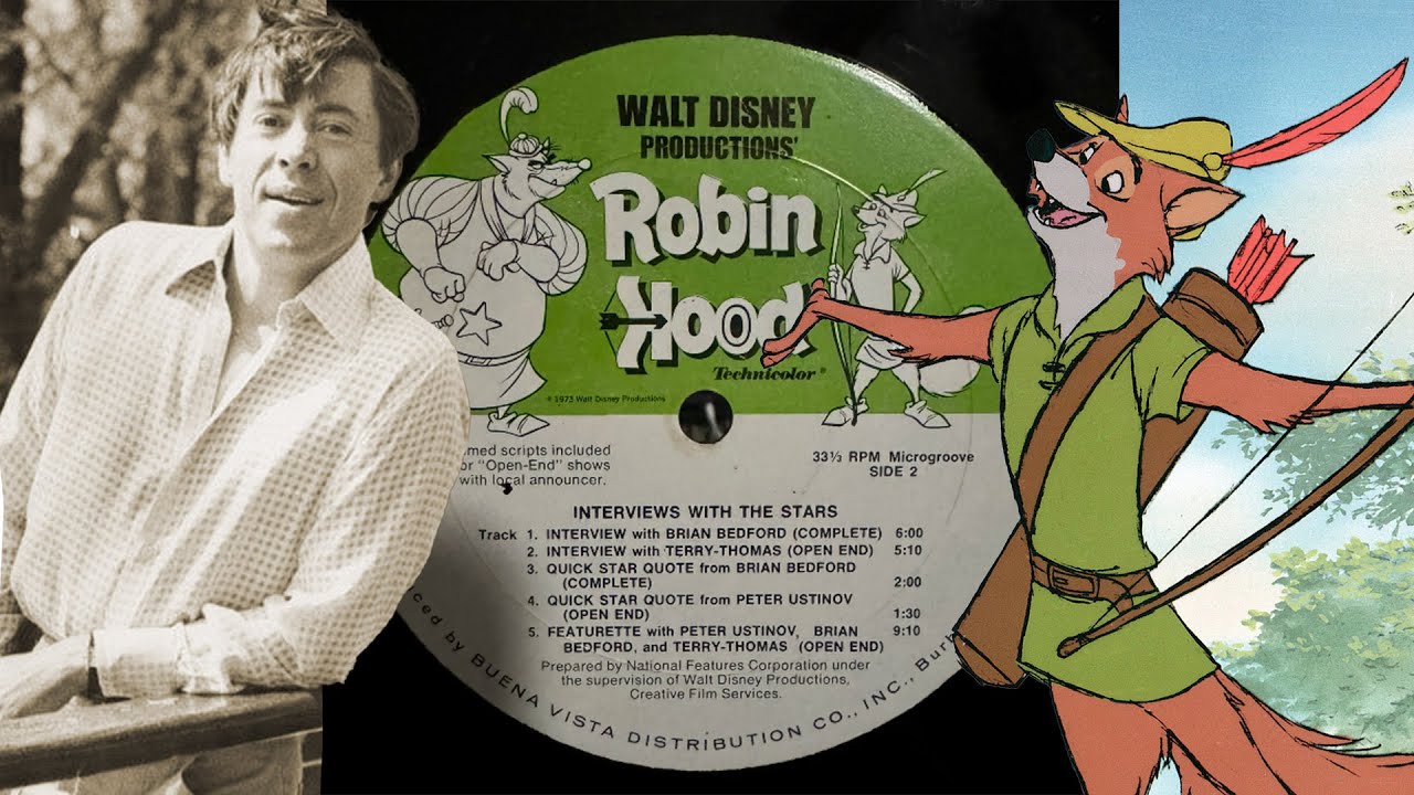 Rare Disney Interviews with Robin Hood Voice Cast - YouTube