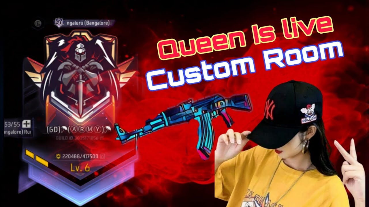 Free Fire Live !! Custom Room !! Guild Test 🔴 - YouTube