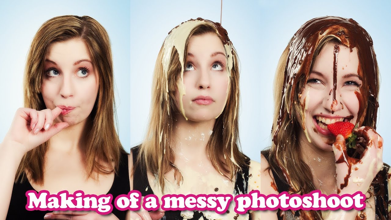 The making of a messy photoset - Freebie for 6000 subscribers!!! - YouTube