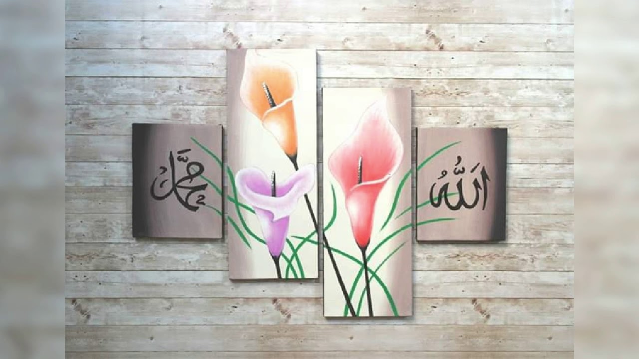 Lukisan Bingkai Dinding Minimalis Paling Unik dan Populer - YouTube