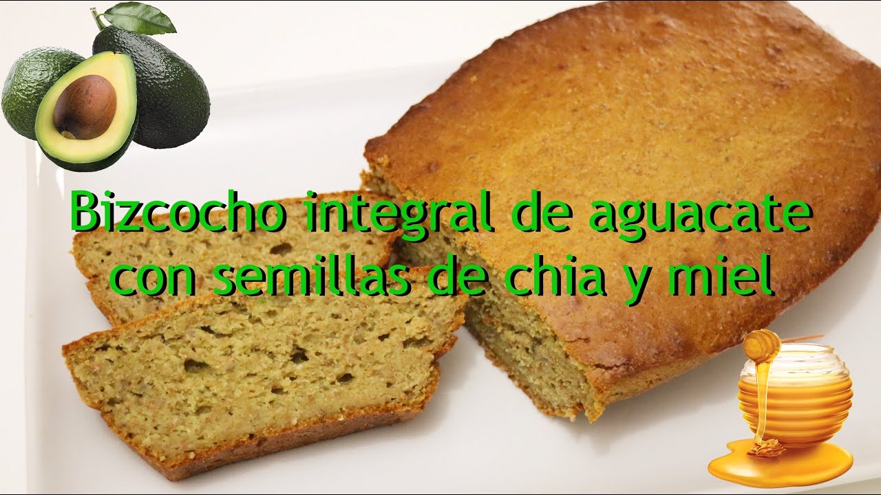 Descubre está saludable receta integral sin azúcar con aguacate y chia ...