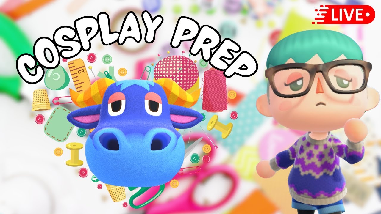 🔴Prepping for the Stu cosplay and villager hunt | ACNH - YouTube