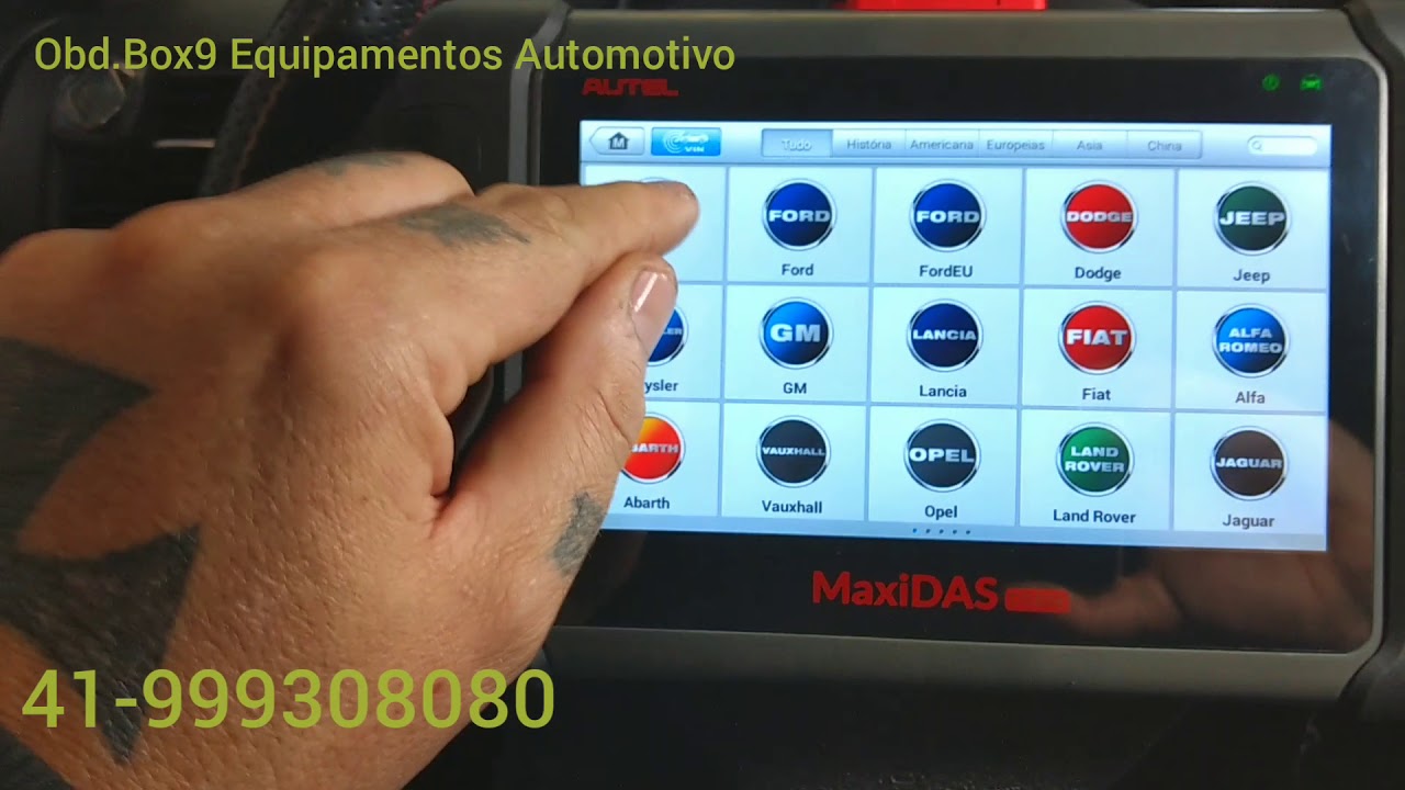 Autel Maxidas Ds 808, apresentação do sistema IMOBILIZADOR. - YouTube